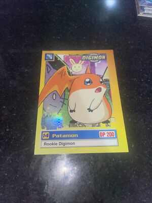 DIGIMON Trading Card Animated Series Stamped Patamon 17 of 34 | eBay