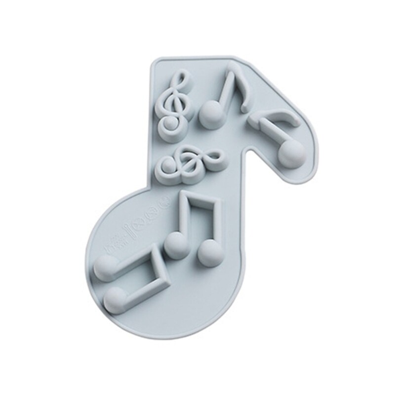 Fondant Chocolate Musical Note Resin Molds Baking Decor Mold Nonstick ...