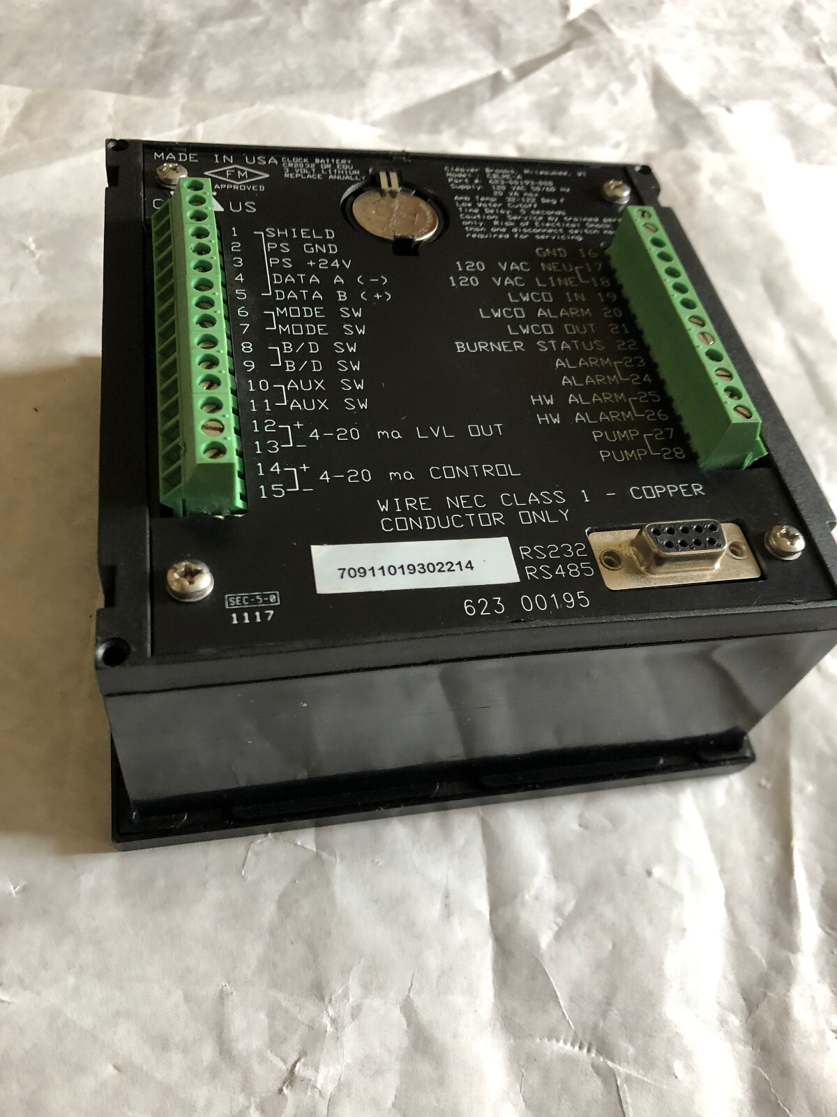 CLEAVER BROOKS 623-00193-000 LEVEL MASTER CONTROLLER,623 0013 000,EC | eBay