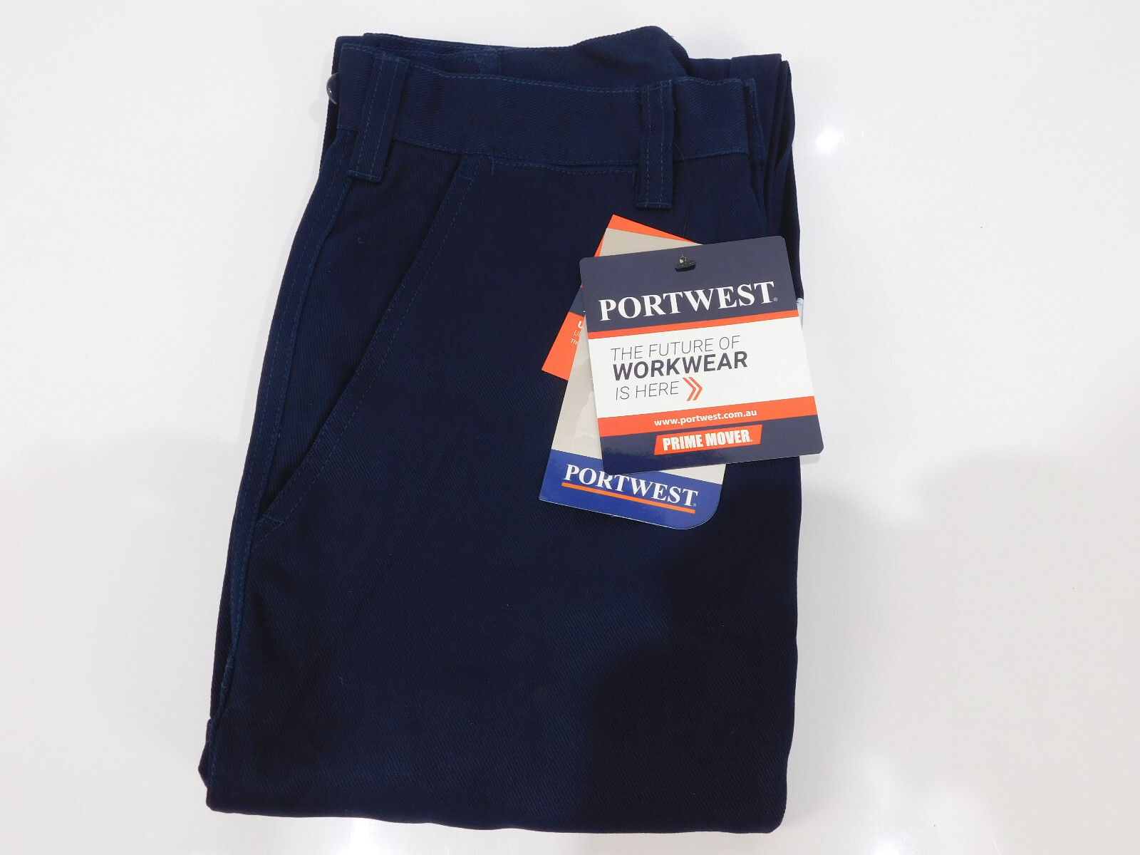 (PW72R) Portwest Mens Prime Mover Cargo Pants Taped Cotton Safety MP701 ...