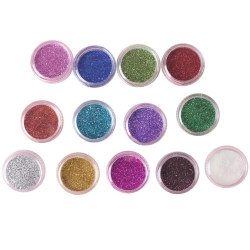 12 Boxes Powder Eye Shadow Sparkly Eyeshadow Palette Glitter Makeup Kit ...