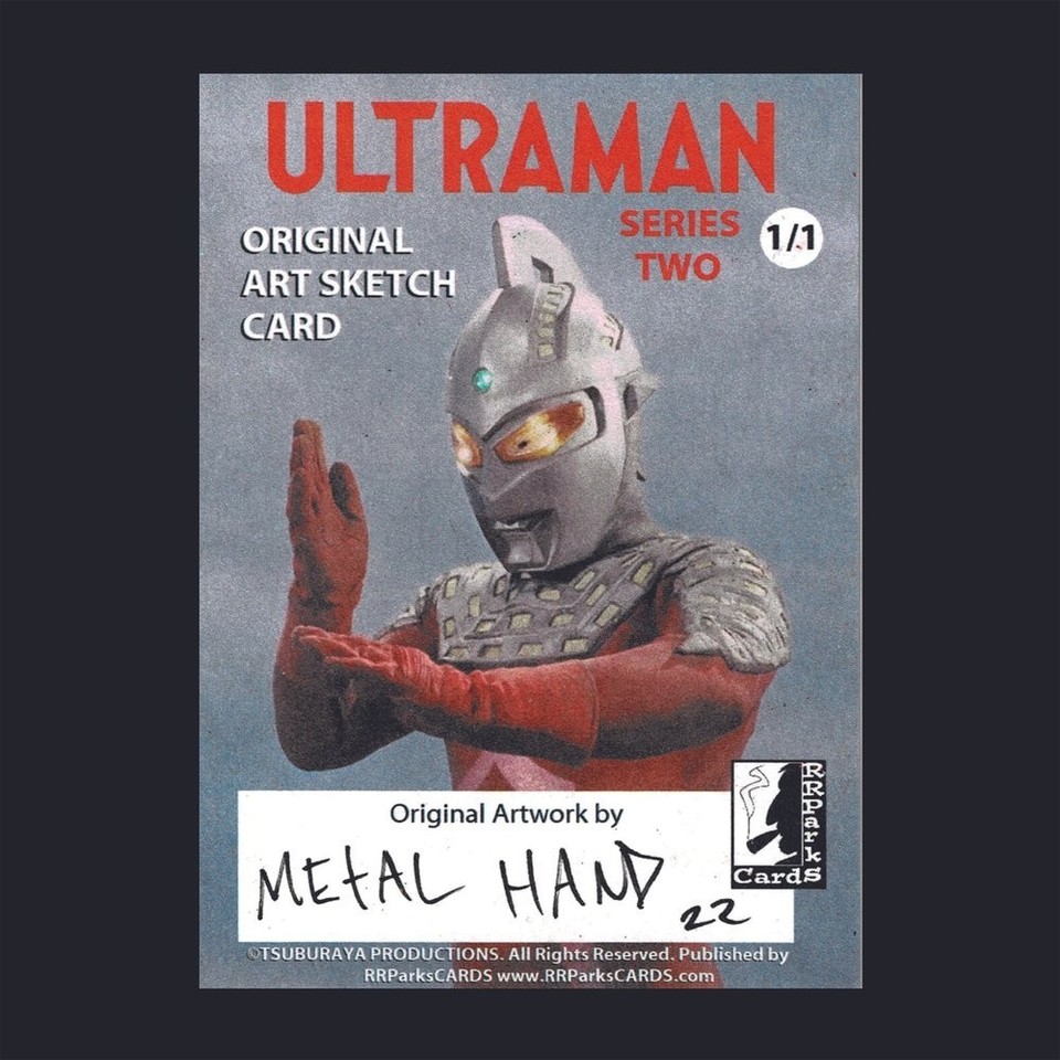 Return of Ultraman Sketch Card Series Two by Metal Hand Hideki Go ACEO ...