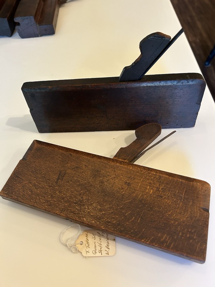 VINTAGE WOODEN WOOD PLANE MOLDING PLANE LOT Of 2 Planes-Turner& Various ...