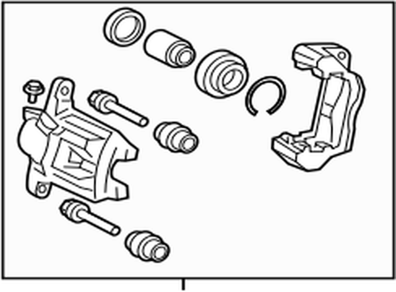 47750-21030 Toyota Cylinder assy disc brake rear lh 4775021030 Genuine ...