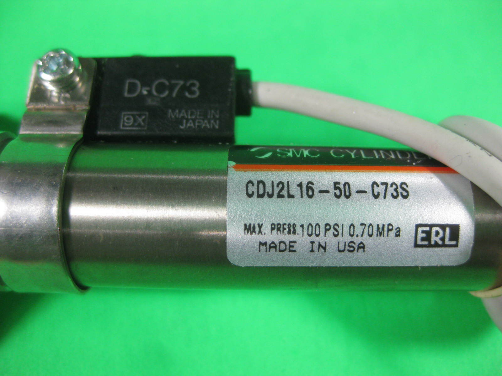 SMC CDJ2L16-50-C73S + D-C73 Auto Switch -- Used -- | eBay