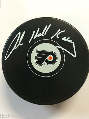 BOB KELLY AUTOGRAPHED SIGNED PHILADELPHIA FLYERS LOGO PUCK | eBay