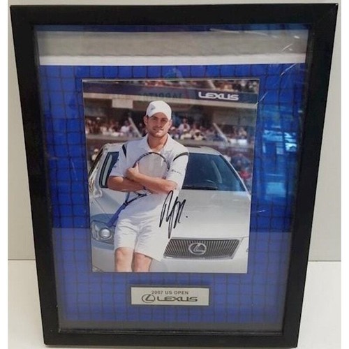 Andy Roddick 2007 Tennis US Open Autograph photo 8×10 Framed & Signed ...