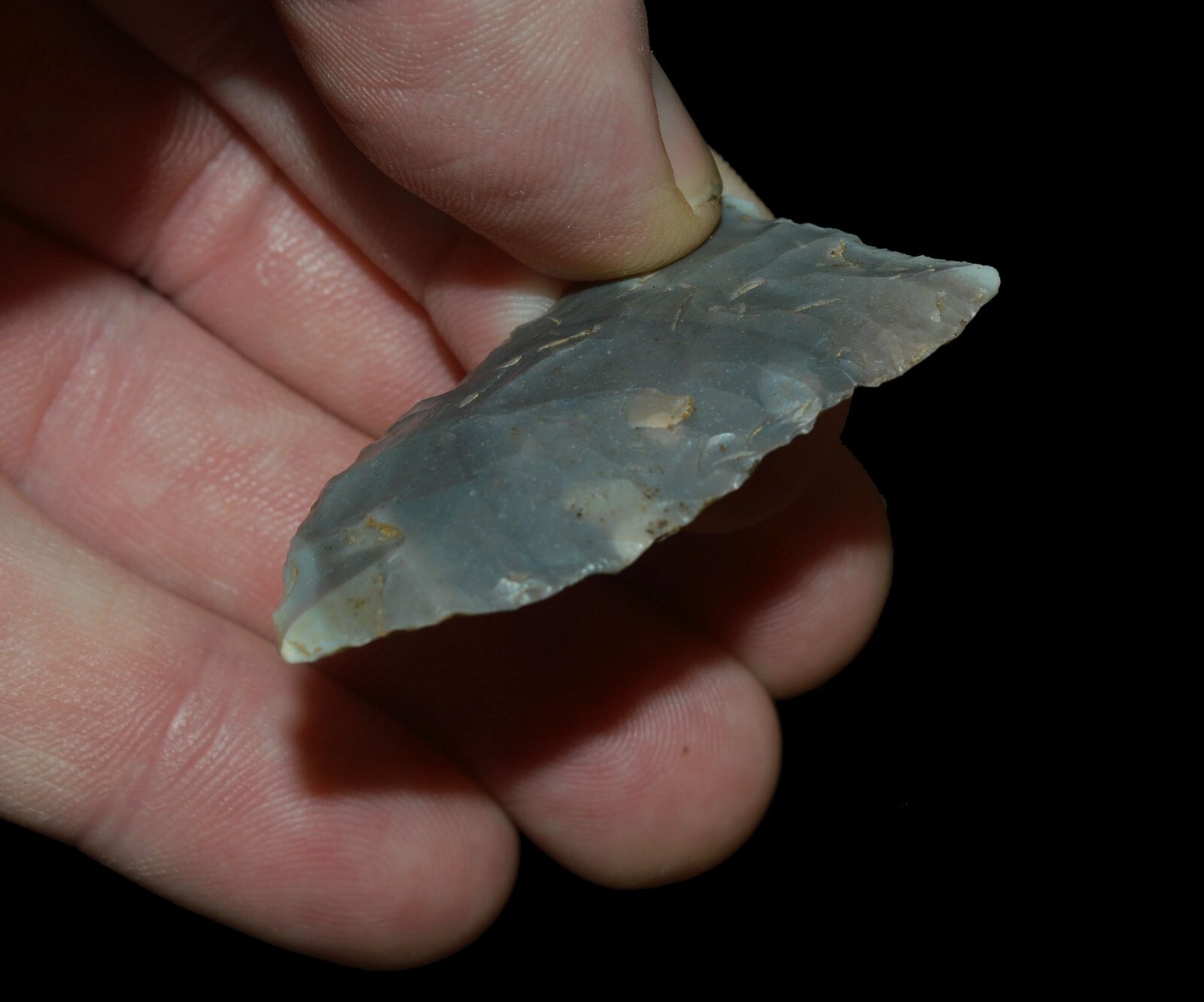 PALEO / ARCHAIC LANCEOLATE MEADE CO KY INDIAN ARROWHEAD ARTIFACT ...