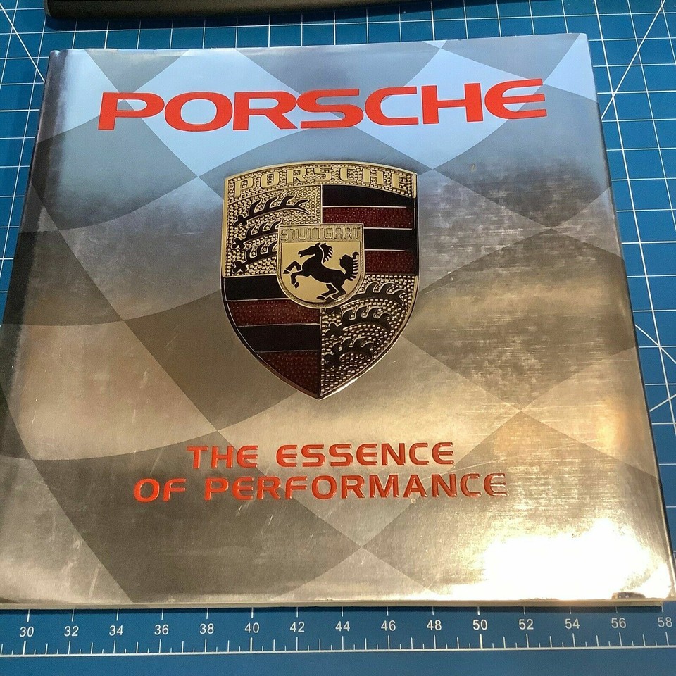 PORSCHE THE ESSENCE OF PERFORMANCE, 12X12 INCH HARDBOUND NEW CAR BOOK ...