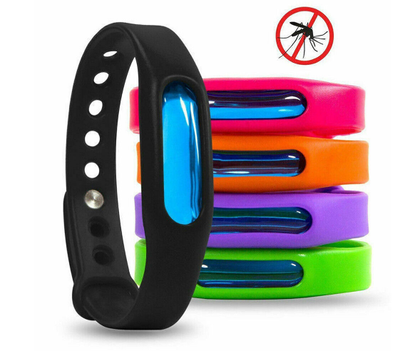 Anti Mosquito Insect & Bug Repellent Bracelet Bands Silicone Wristband ...