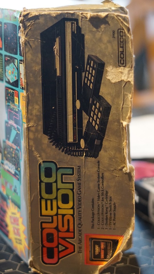 Colecovision Console Bundle IN BOX Lot With Game and Expansion Module ...