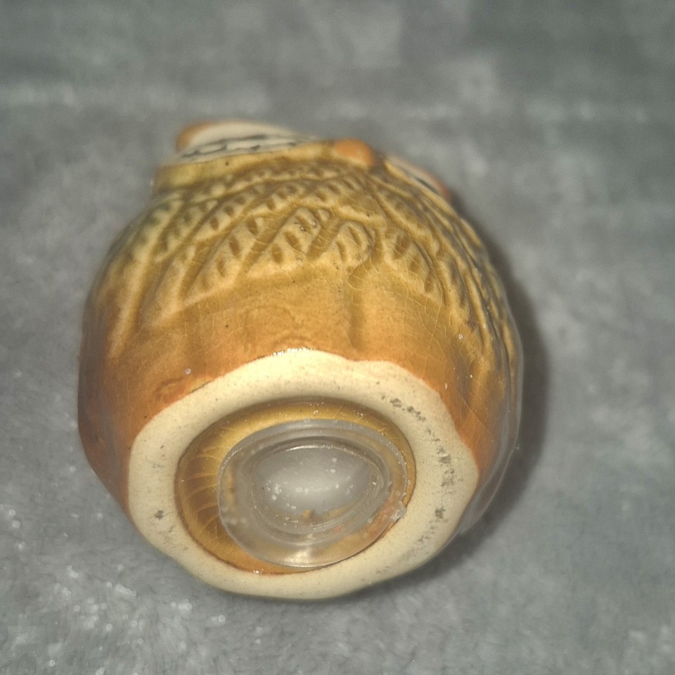 Vintage Owl Salt Shaker Orange 70s Ceramic Kitschy MCM Replacement ...