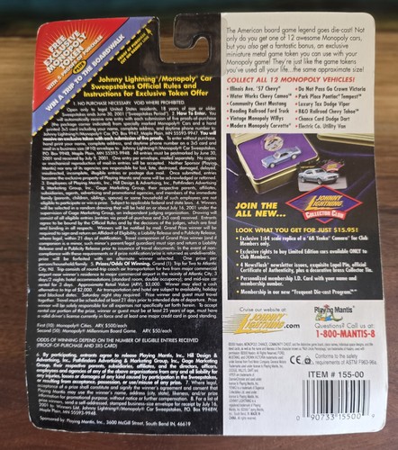 Johnny Lightning Monopoly 70th Anniversary '97 Chevy Tahoe Short Line ...