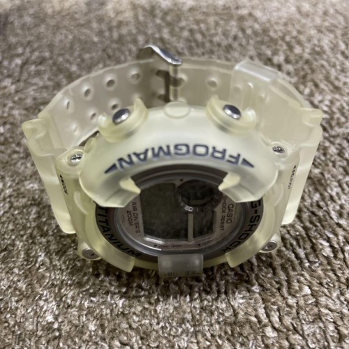 CASIO G-SHOCK FROGMAN DW-8200WC-7A, Men's Wristwatch, skeleton, White ...