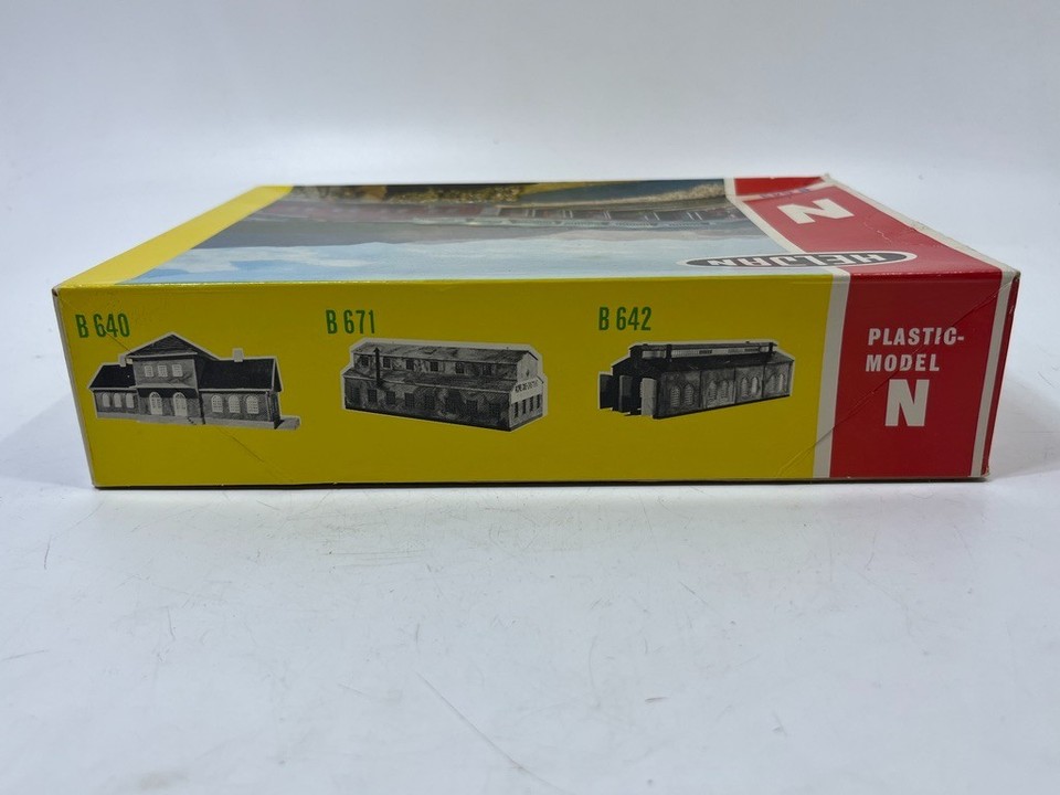Heljan N Scale Roundhouse B643 Box Only Vintage Model Railroad Building ...