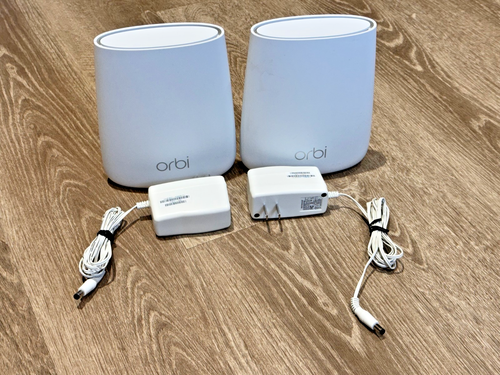 Lot 2 - NET-GEAR Orbi RBS20 SATELLITES Mesh-Wifi Pair Set | eBay