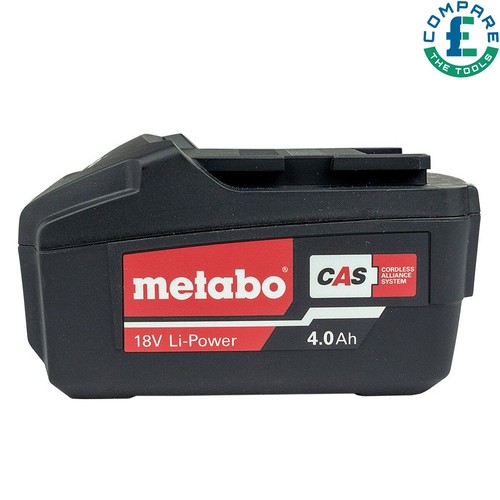Metabo Genuine 625591000 18V 4.0Ah Li-Power CAS Battery 4007430241450 ...