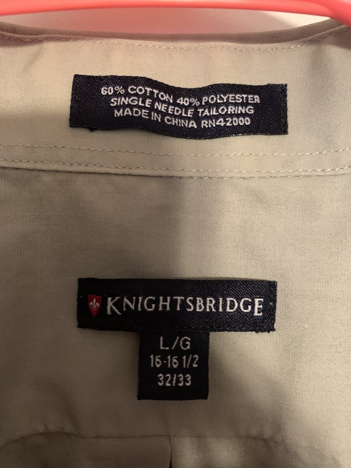 Knightsbridge Men's Dress Shirt (L) | eBay