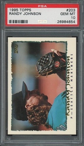 1995 Topps #203 Randy Johnson PSA 10 HOF | eBay