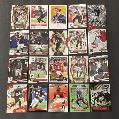 Atlanta Falcons NFL Team Card Lot Of (20) Rookies Stars Inserts Base RC ...
