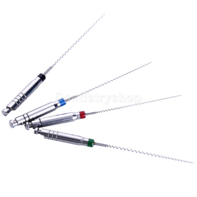 Dental Stainless Steel Rotary Paste Carriers Spiral Fillers 25mm 25#-40 ...