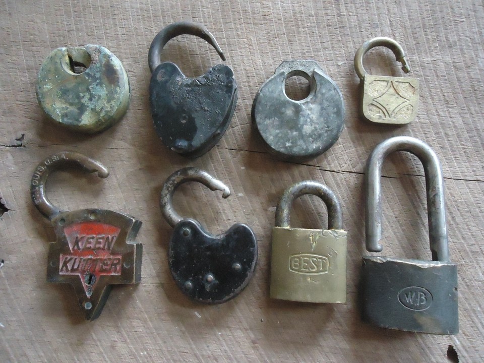 8 Broken / Frozen Locks Padlocks - Parts - Locksmith Special | eBay