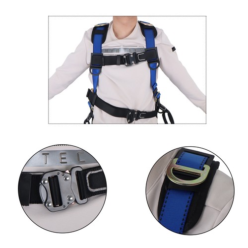 Full Body Safety Harness Fall Protection Quick Buckles with 6 ...