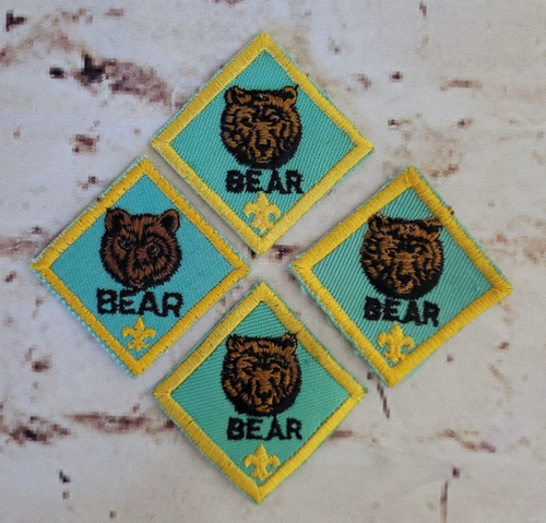BSA Boy Scouts, Cub Scouts, Bear Rank Patch, Pre-Owned | eBay