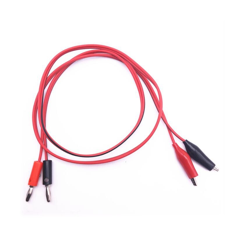 Alligator Clip Multimeter Test Lead Cable Power Supply Crocodile Clip ...