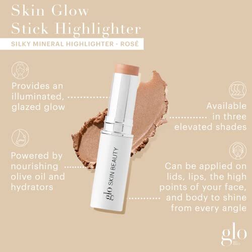 Glo Skin Beauty Skin Glow Stick Highlighter Rosé - Powered by Hydrators ...