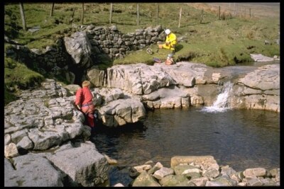 Photo 6x4 Pool Sink in Ease Gill Cow Pot The entrance to Pool Sink, and ...
