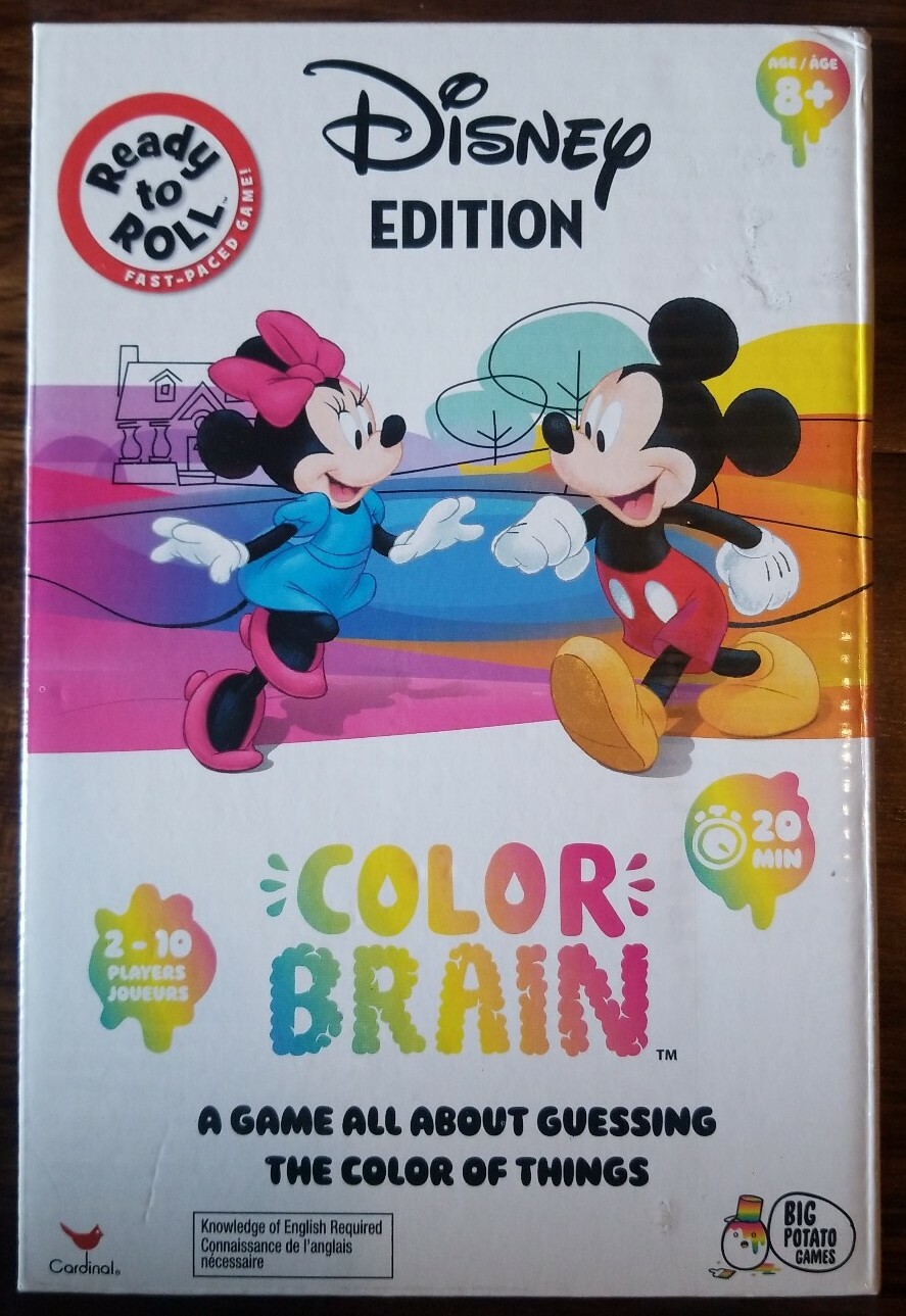 Sealed New Disney Edition / Color Brain Game / Ready To Roll (2 To 10 ...