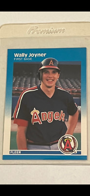 Wally Joyner 1987 Fleer Baseball card #86 | eBay