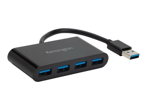 Kensington Hub a 4 porte USB 3.0 UH4000 Nero USB 3.2 Gen 1 (3.1 Gen 1) K39121EU | eBay