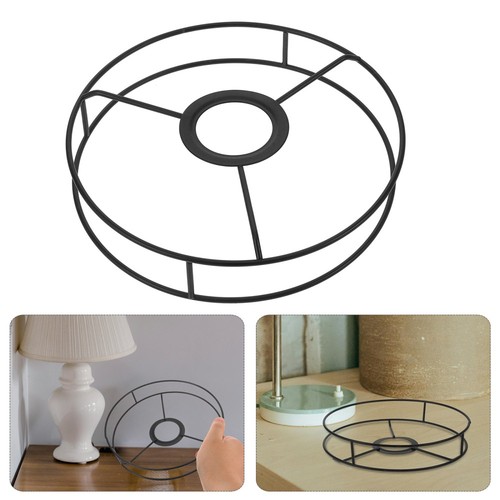 Round Light Stand Lamp Shade Frame Cage Diy Table Lampshade Frames ...
