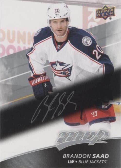 2017-18 Upper Deck MVP - Brandon Saad #194 Silver Script for sale ...