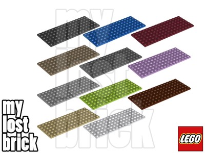 LEGO - Part 3027 - Plate 6x16 + NEW + SELECT COLOUR / QUANTITY + FREE ...