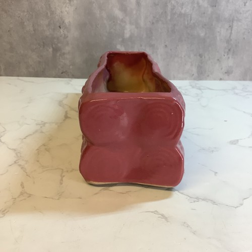Vintage Hartrox Log Planter Pink Pottery Retro Plant Pot Mid century ...