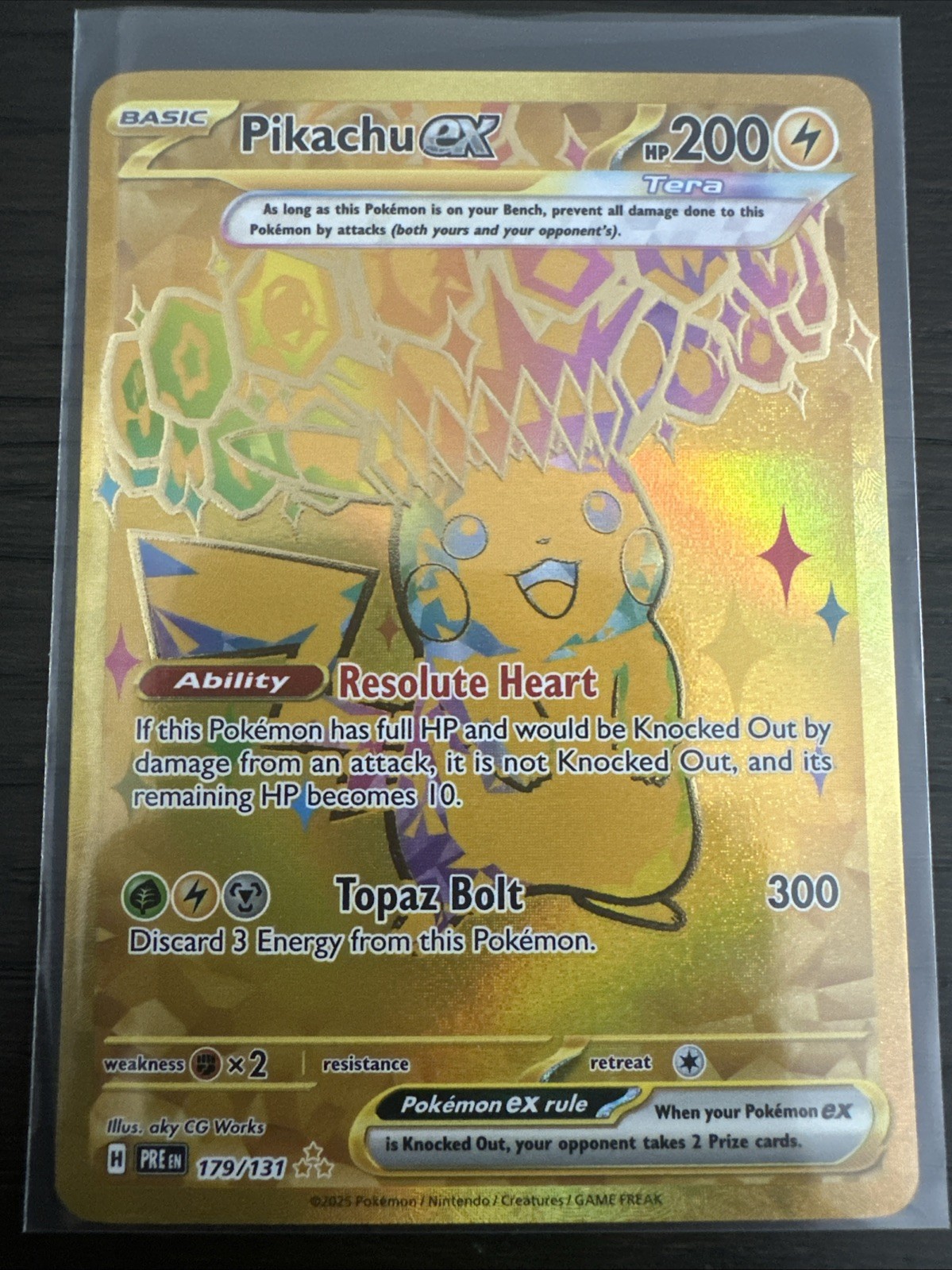 Pikachu ex 179 Current Market Value | Prismatic Evolutions