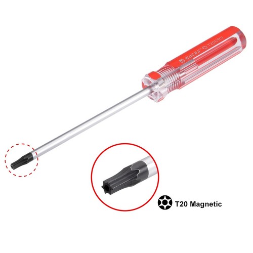 Premium Plastic Handle T20H TR20 Security Torx Screwdriver Tool Hole ...