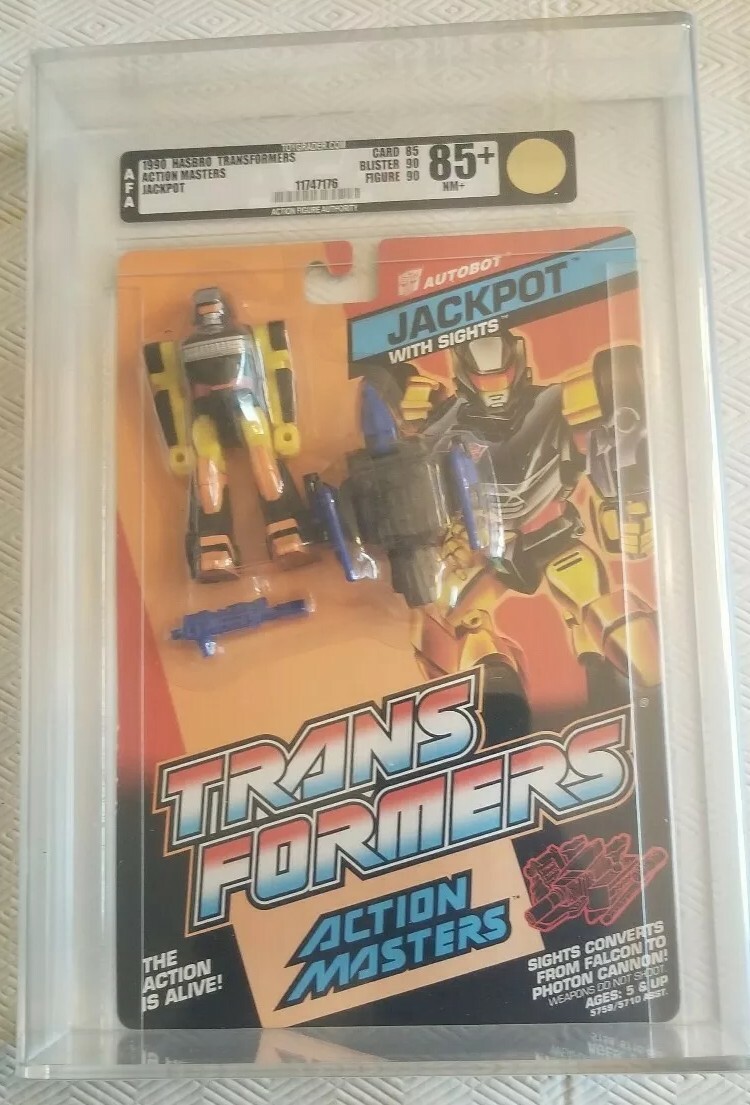Transformers Action Masters Jackpot (Hasbro 1990) AFA 85+ 85/90/90 | eBay