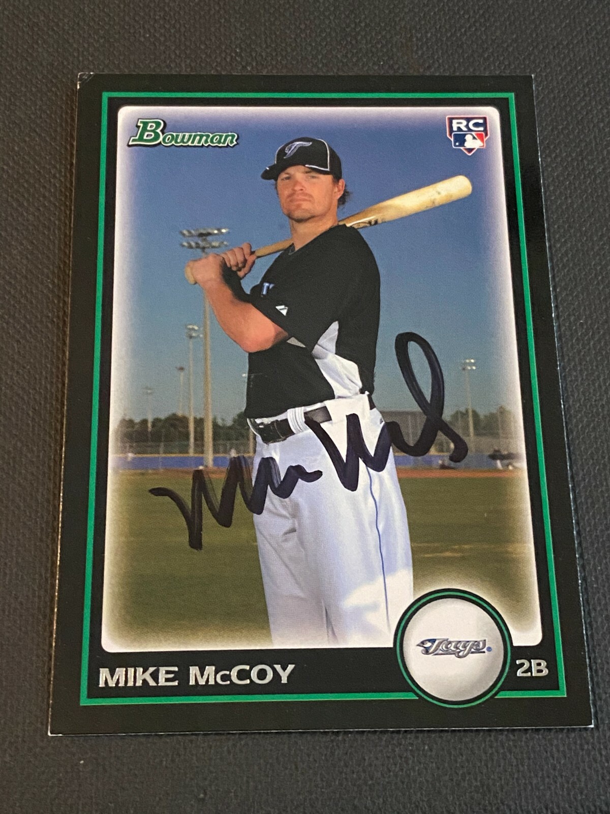 Mike McCoy Signed 2010 Bowman Draft Card Auto Toronto Blue Jays ...