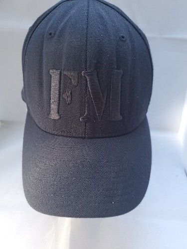 Fat Max Black Embroidered Baseball Hat Cap Size S/M Lids Flexfit | eBay