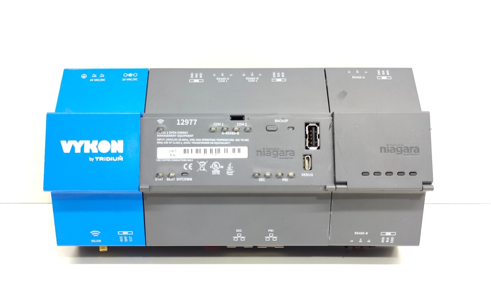 VYKON NIAGARA NPB-8000-2X-485C OPTION MODULE WITH 32300323-002C ...