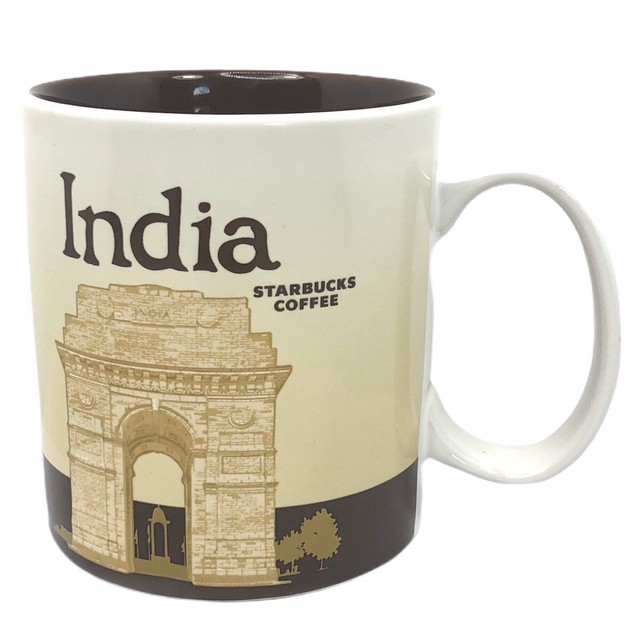 Starbucks India Mug 16 oz Delhi Gate Cricket 2013 City Collector Series ...