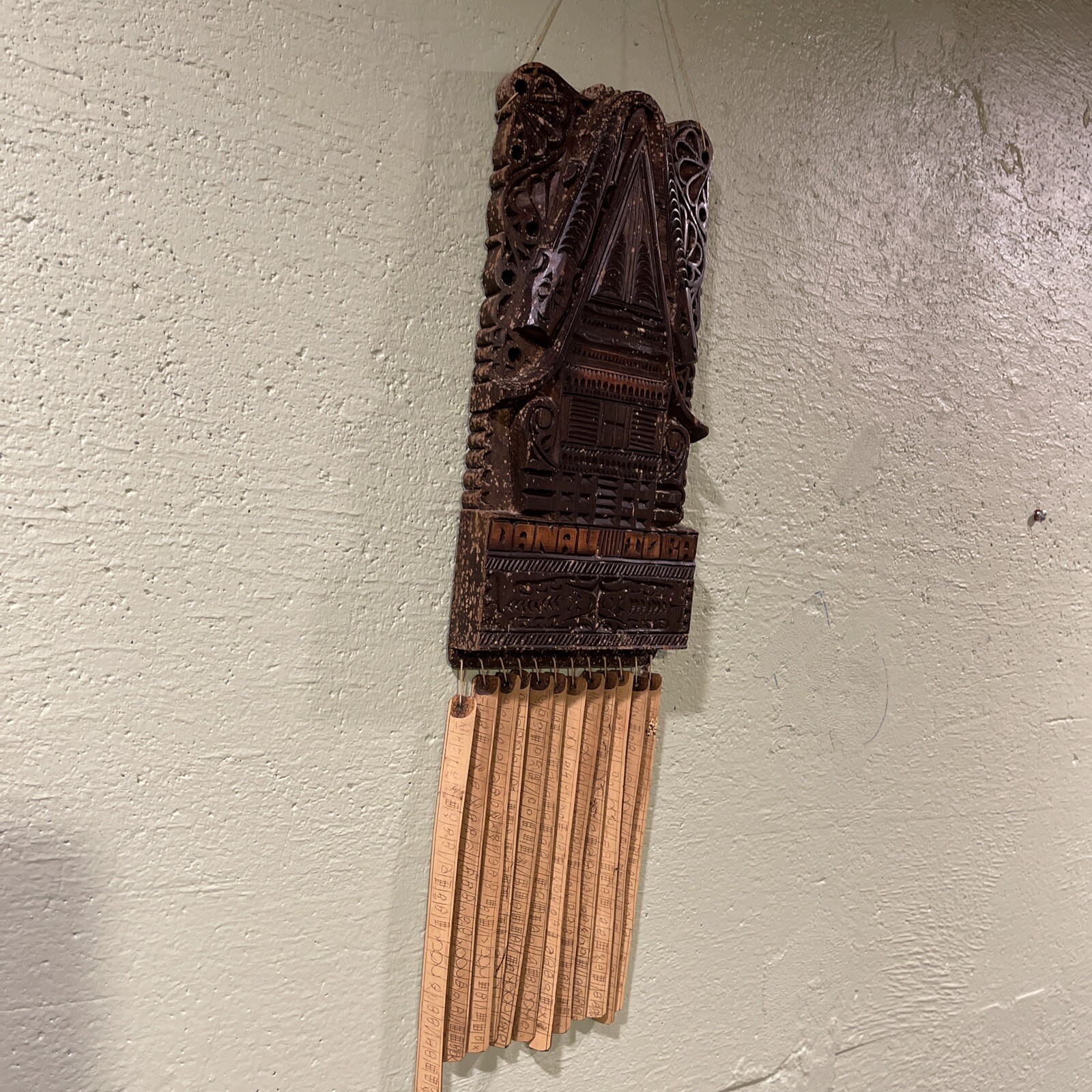 Batak Sumatra Danau Toba Carved Wood & Bovine Calendar Hut Indonesian ...