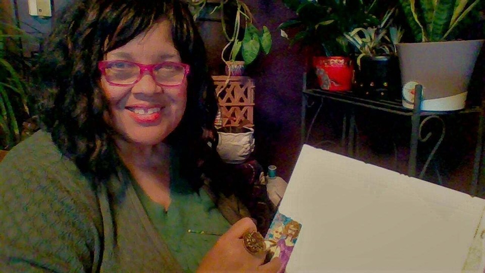 ACEO "Hyacinth," by Award Winning Artist Stacey Torres, colored pencils ...