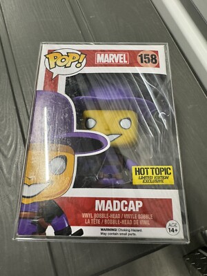 Funko POP! Marvel Madcap #158 METALLIC Hot Topic Exclusive Deadpool ...