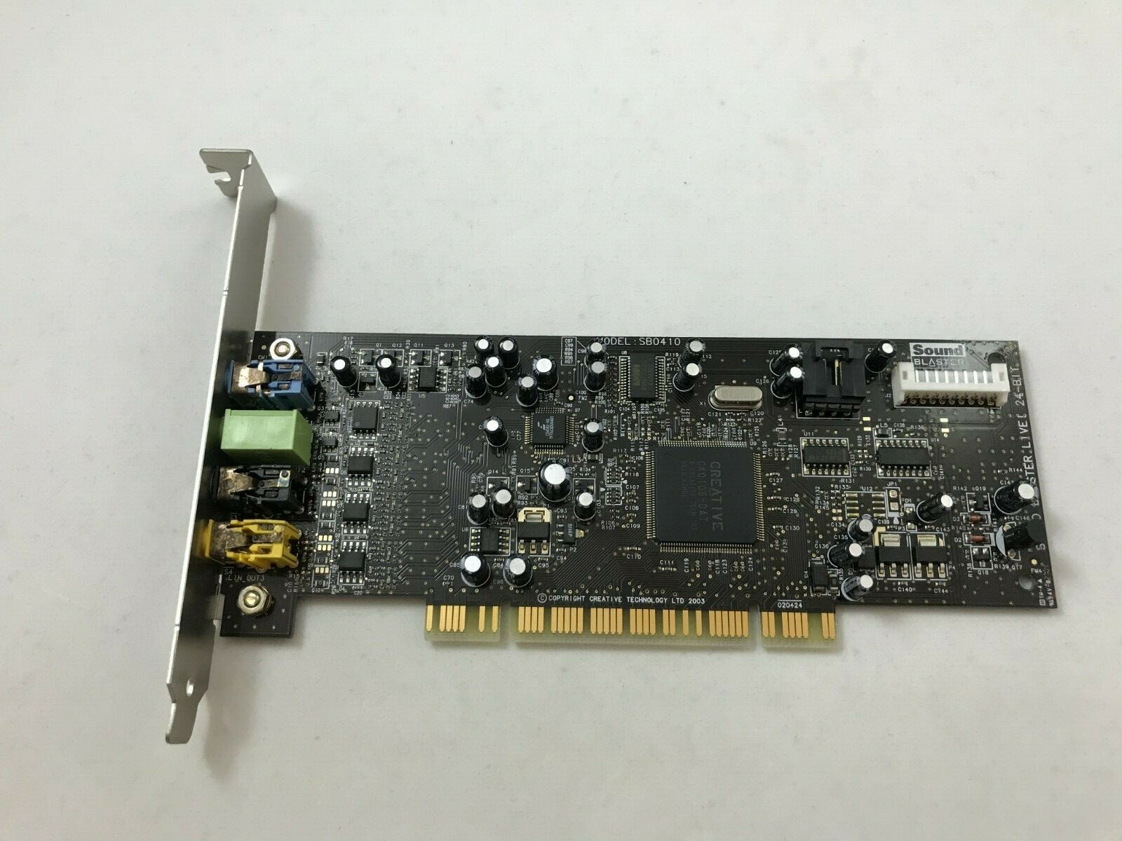 Creative Labs Sound Blaster 24 bit 7.1 Channel Surround Audio PCI Sound ...