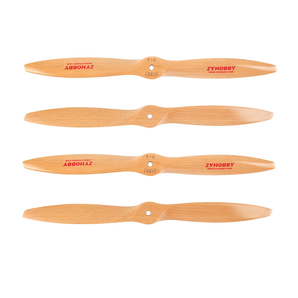 16x10 RC Plane Propeller Model Aircraft 16 Inch Prop Gas Wood Laminated ...